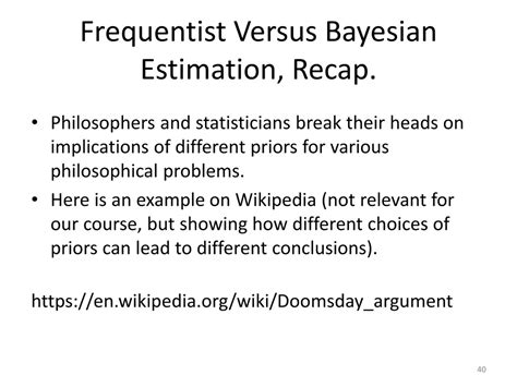 ppt frequentist vs bayesian estimation powerpoint presentation free
