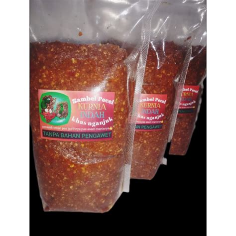 Jual Sambel Pecel 1 Kg Bumbu Pecel 1 Kg Bumbu Kacang Kurnia Indah Khas Madiun Nganjuk Enak Puool