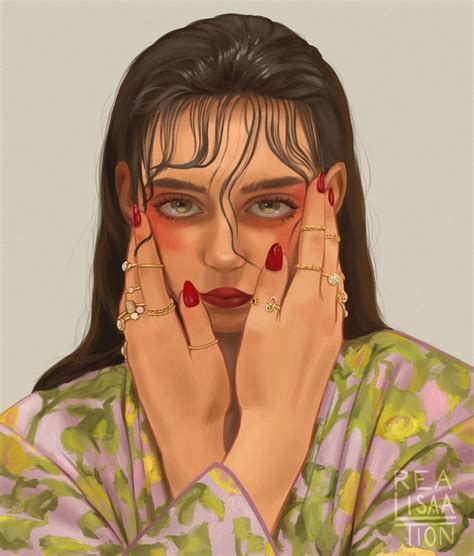 Finished This Portrait In Procreate R Procreate