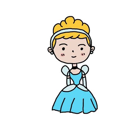 迪士尼公主 简笔画 高清图片，堆糖，美图壁纸兴趣社区