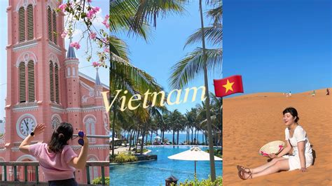 𝙫𝙡𝙤𝙜 🛵 호치민 무이네 3박 5일 브이로그 베트남 Vietnam 여행 연차 하루쓰고 해외여행 고 핑크성당 콩카페 롯데마트 사막투어 냠 🐹