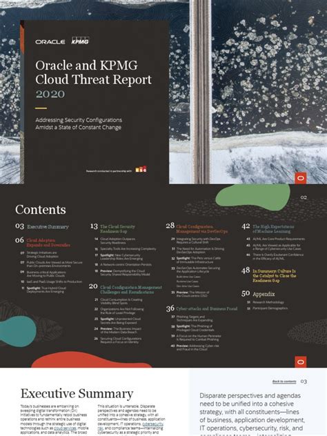 Oracle Cloud Threat Report 2020 051420 Pdf Software As A Service Cloud Computing