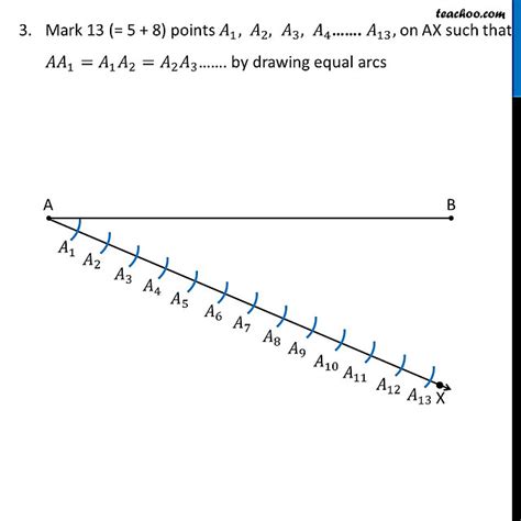 Question Draw A Line Segment Of Length Cm And Divide In Ratio