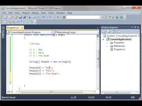 C Arrays YouTube