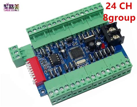 Pcs CH Channels A CH Group Easy DMX LED Decoder Controller Dimmer Drive For DC V
