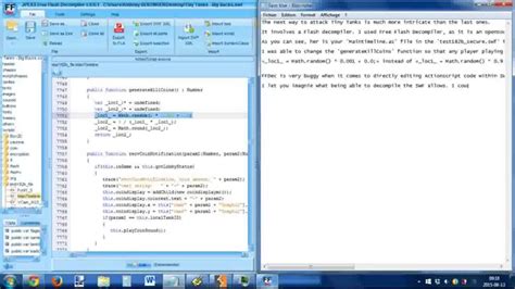 4 test182b secure swf hack with ff decompiler youtube