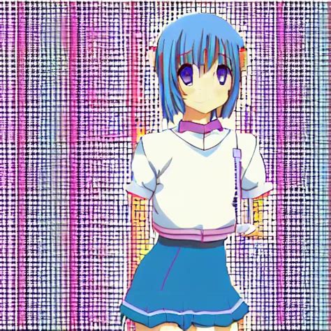 Anime Girl In The Style Of Windows Xp Retro Windows Stable Diffusion