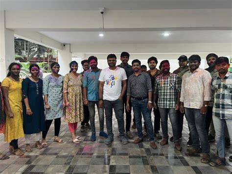 Sowmya R On Linkedin Holicelebrations Officeculture Msrcosmos