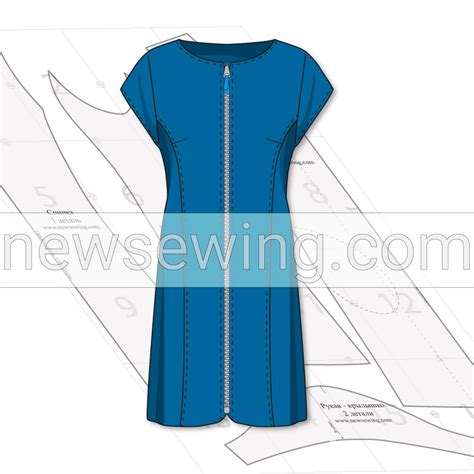 Готовая выкройка женского жилета 44р