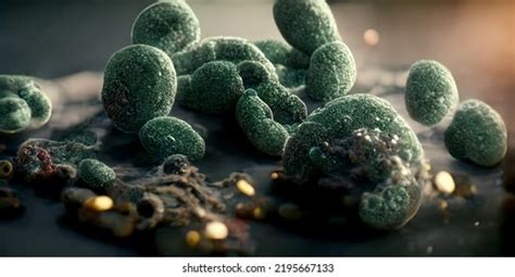 세균 바이러스 미생물 기생충 3d 그림 스톡 일러스트 2195667133 Shutterstock