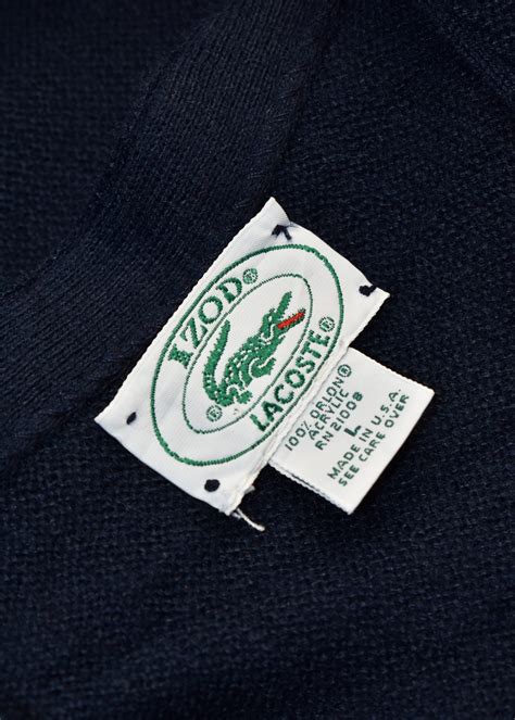 1980s Izod Lacoste Knit Cardigan Lxl Jazzy Badger