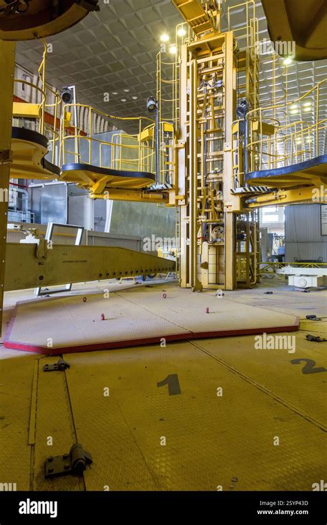 Former Zenit M Rocket Assembly Shop At The Baikonur Cosmodrome Stock