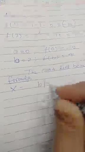 4 Bmte 144 B Derive The Newton Raphson Method To Obtain A Simple Root