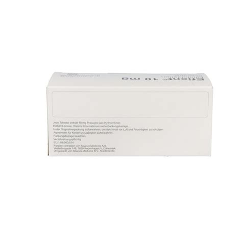 Efient 10mg 98 Stk Günstig In Der Online Apotheke Bestellen