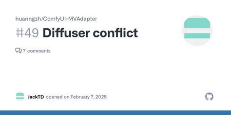 Diffuser Conflict Issue Huanngzh ComfyUI MVAdapter GitHub