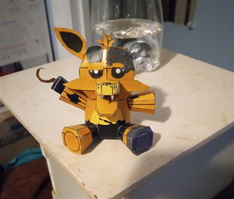 Withered Golden Foxy Papercraft Built By Vincintafton On Deviantart