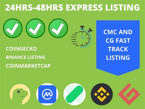 erc20 or bep20 token listed on coingecko and coinmarketcap token