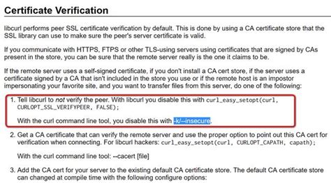 ssl certificate problem self signed certificate 程序员大本营