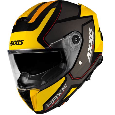 Casco Axxis Hawk Sv Judge B13 Amarillo Motozona Aljarafe