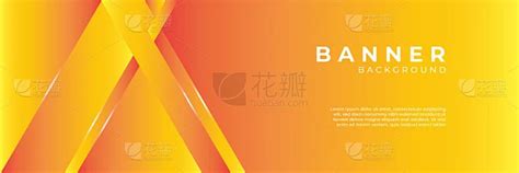 最小的动态橙黄色背景梯度。摘要数字创意技术背景，现代登陆页面概念向量。素材 花瓣网