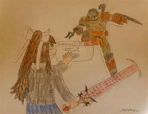 Monika Vs The Doom Slayer Who Would Win In This Hypothetical Encounter