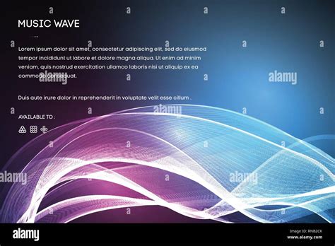 Sound Wave Vector Vector Music Voice Vibration Song Waveform Digital Spectrum Audio Pulse