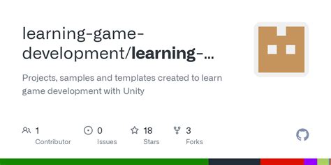 Github Learning Game Development Learning Unity Game Development Projects Samples And