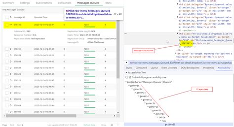 Javascript Api Return A Specific Range Of Messages From A Queue Without Consuming Them