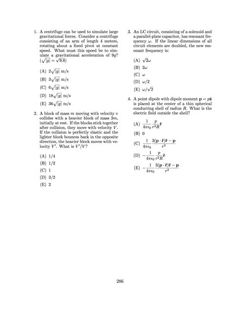 Physics Gre Prep