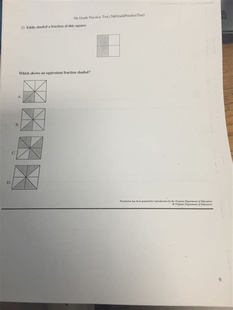 Milestone Practice She 5th Grade