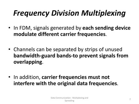 Ppt Data Communication Bandwidth Utilization Multiplexing And