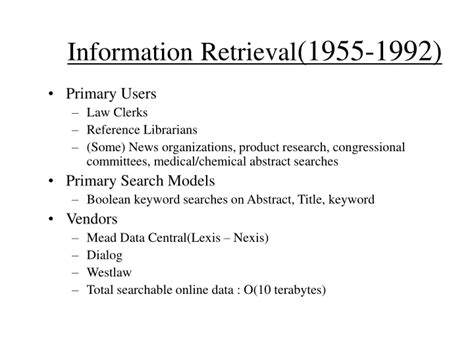 Ppt Evolution Of Information Retrieval From Manual Retrieval To Digital Libraries Powerpoint