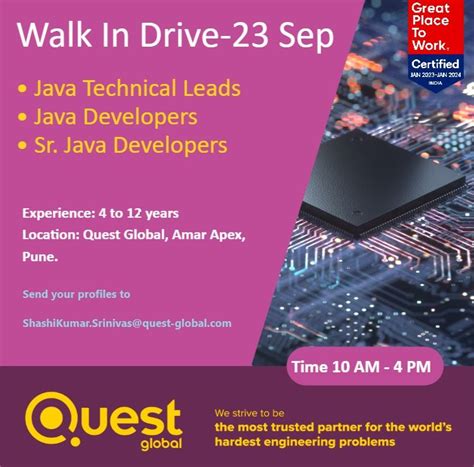 shashi kumar srinivas hiring automotive infotainment architect on