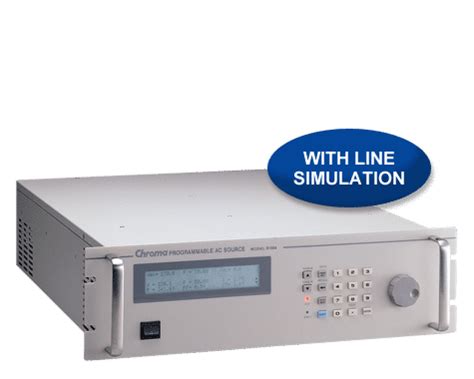 Low Power Programmable AC Source With Transients 61500 Chroma