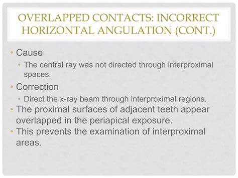Chapter 20 Exposure And Technique Errors PPT