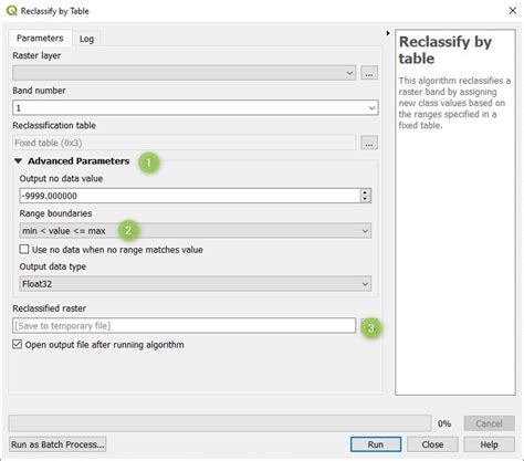 Reclassify By Table