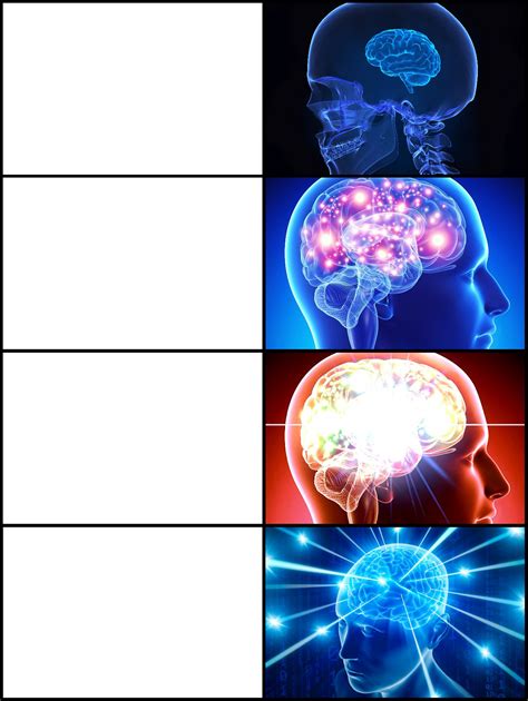 Big Brain Meme Template Brain Meme Haha Photos