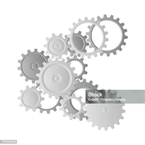 기어 바퀴 시스템 벡터 그림입니다 비즈니스 개념을 위한 인포그래픽 헤더 개념에 대한 스톡 벡터 아트 및 기타 이미지 개념 개념과 주제 개발 Istock