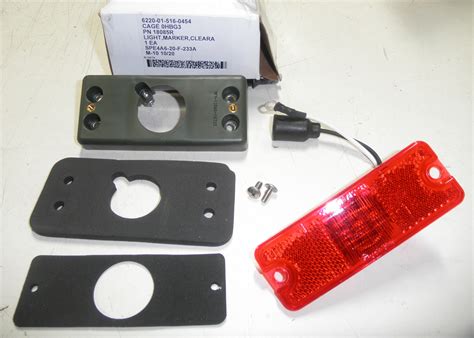 6220 01 516 0454 Red Led Clearance Light Fmtv 12422657 12422657 002 Led