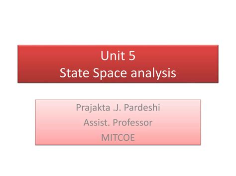 State Space Analysis Shortcut Rules Control Systems Pptx