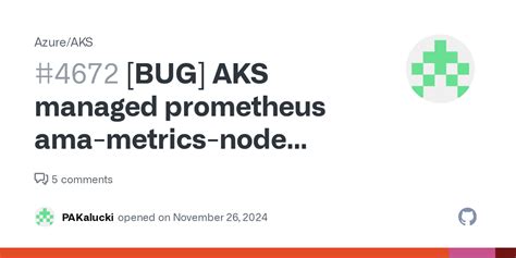 Bug Aks Managed Prometheus Ama Metrics Node Randomly Fails To Resolve Address · Issue 4672