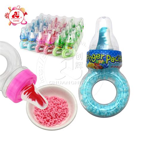 Supply Ring Pacifier Lollipop Candy With Sour Powder Candy Nipple Ring Candy Ch N572 Wholesale
