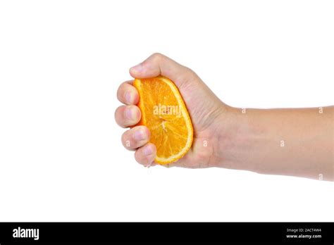 Hand Squeezing Orange Juice High Resolution Stock Photography and Images - Alamy