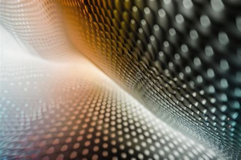 A Close Up Of A Metallic Surface With A Gradient From Orange To Grey Aig51a Stock Illustration