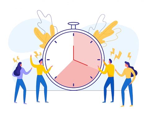 Premium Vector Deadline in Ã Â Ã Âompany Stressful Problem Solving