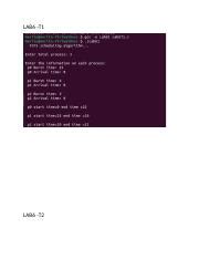 Lab6 OS Docx LAB6 T1 LAB6 T2 Course Hero