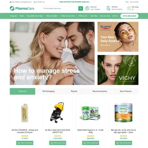 Source Code Mẫu Website Nhà Thuốc 03 Chuẩn đẹp 2025 Themevip Source Code Mẫu Website Chất Mà Rẻ