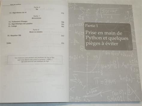 Informatique avec Python Prépas scientifiques Exercices incontournables occasion livre et