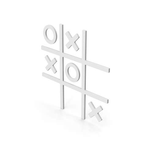 「monochrome Tic Tac Toe Game」の3dオブジェクト、2364521131 Shutterstock