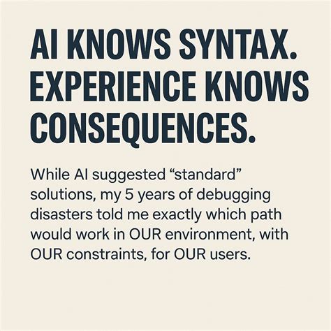 How Ai And Experience Combined To Solve A Complex Problem Vaibhav Mavani Posted On The Topic